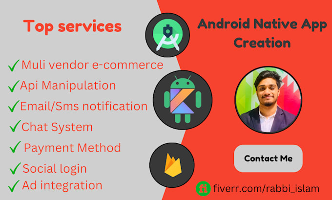 Create high performance apps using kotlin, jetpack compose by Rabbi_islam | Fiverr