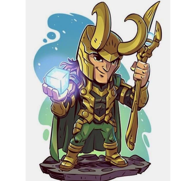 Draw an amazing custom comic character by Iliana_tava | Fiverr