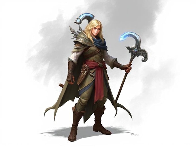 Draw dnd art character, creature, game art, sheet, fantasy art and dnd ...