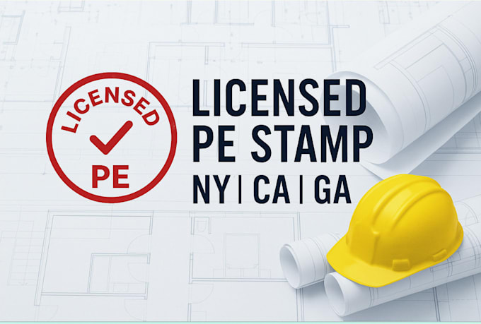 License approved structural engineer stamp for new york, california ...