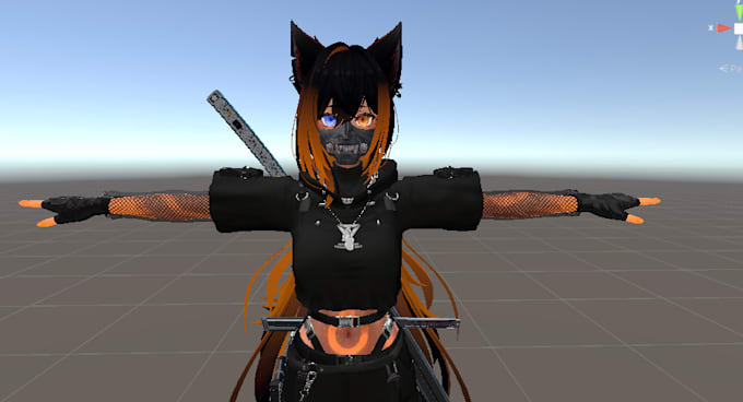 Make an avatar from assets for vrchat i will also make a vrm for ...