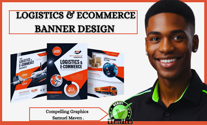 Logistics fleet banner design logistics ads banner ecommerce logistics ...