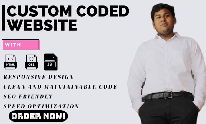 Be Your Web Developer And Code Html Css Website In A Discount Price By Awesomeahoshan Fiverr
