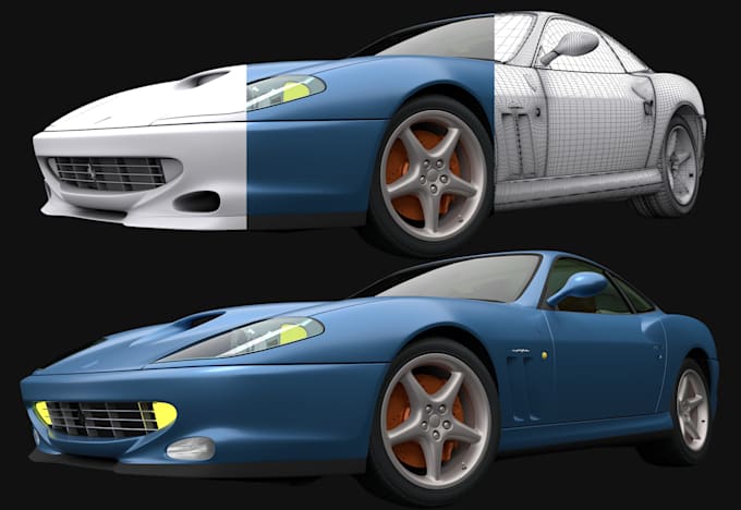 Do 3d car modeling 3d automotive 3d vehicle model 3d cad design 3d car ...