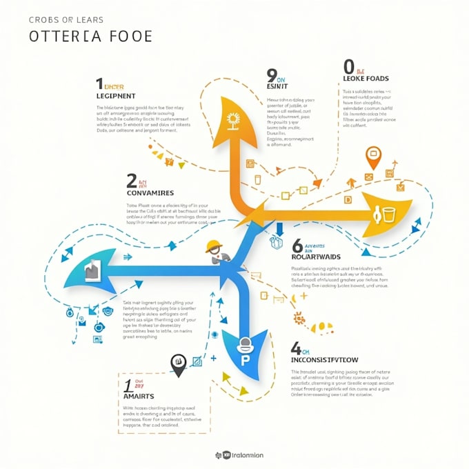 Design amazing infographic, roadmap, flowchart, illustration by ...