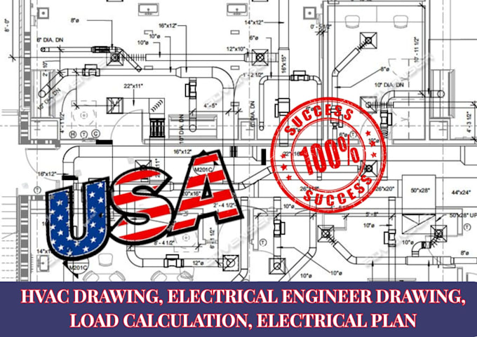 Create hvac drawings, ductwork layouts, mechanical plans, and mep cad ...