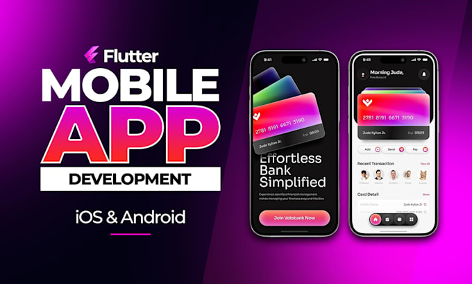 Develop your dream mobile app using flutter for android and ios by Abdullah_azhar9 | Fiverr