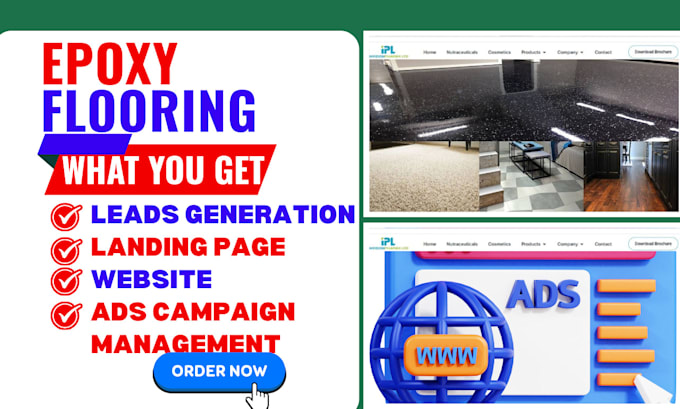 Generate epoxy flooring leads epoxy leads via epoxy landing page epoxy ...