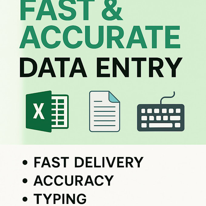 Enter data into excel, google sheets, crm and web research by Dataanalysst | Fiverr