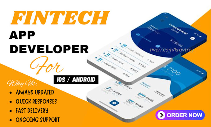 Develop fintech app payment app wallet app loan app transportation app bnpl app by Kravtrey | Fiverr