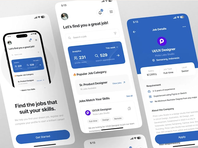 Build job board app, job portal app, staff app, recruitment, by ...