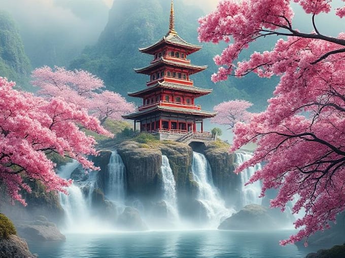 Draw amazing environment concept art and fantasy landscape by ...