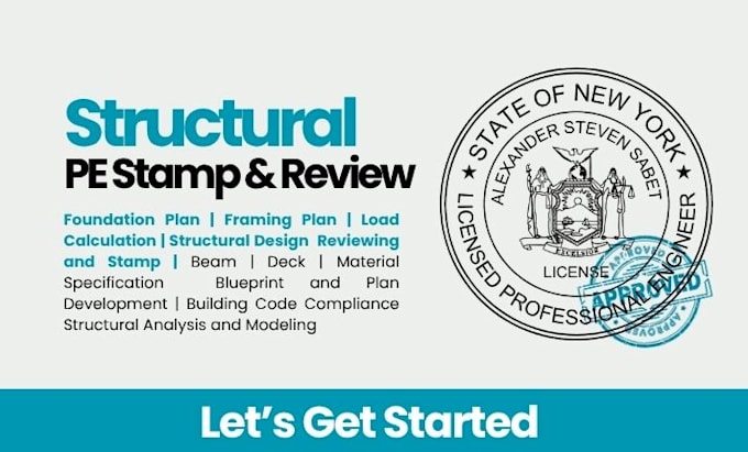 Review structural plans, coordinate mep, and pe stamp for florida ...