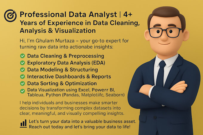 Best data visualization for you by Gm_analyst | Fiverr