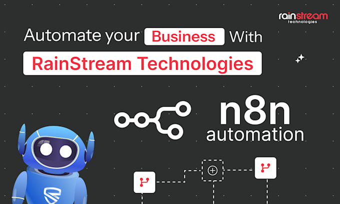 Automate your workflows with n8n by Rainstreamweb | Fiverr