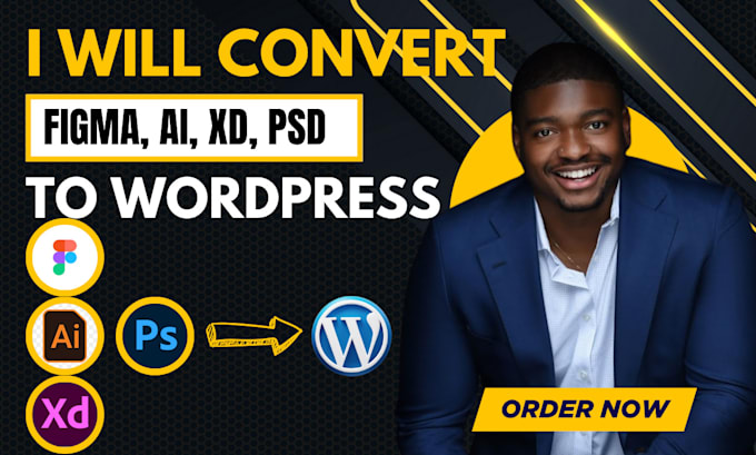 Convert figma to wordpress figma to elementor and xd, ai, psd to wordpress by Imrankabir__ | Fiverr