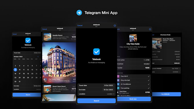 Do telegram mini app, telegram bot, telegram web app, web3, telegram crypto game by Victor_k131 ...