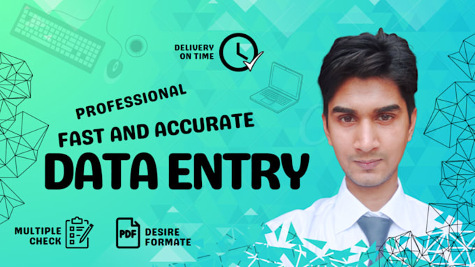Do fast and accurate data entry work by Ra_rifat888 | Fiverr