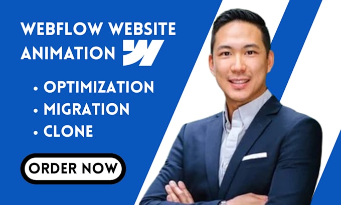 Fix existing webflow website webflow animation webflow migration clone webflow by Henry_nosak ...