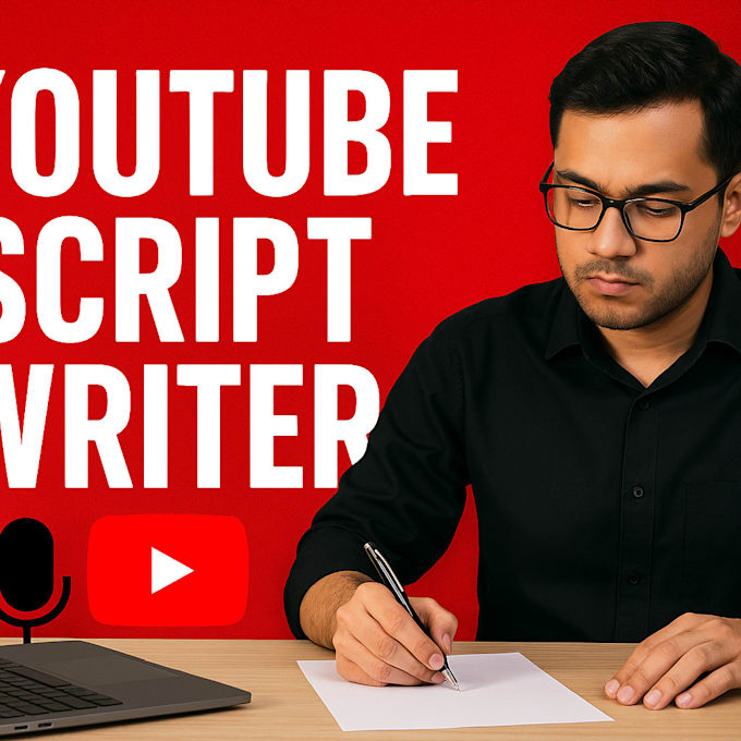 Write professional youtube video scripts for your channel by Marufislam971 | Fiverr
