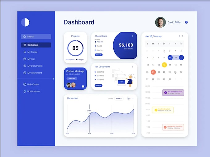 Develop accounting software, hr software, crm invoice payroll, saas app ...