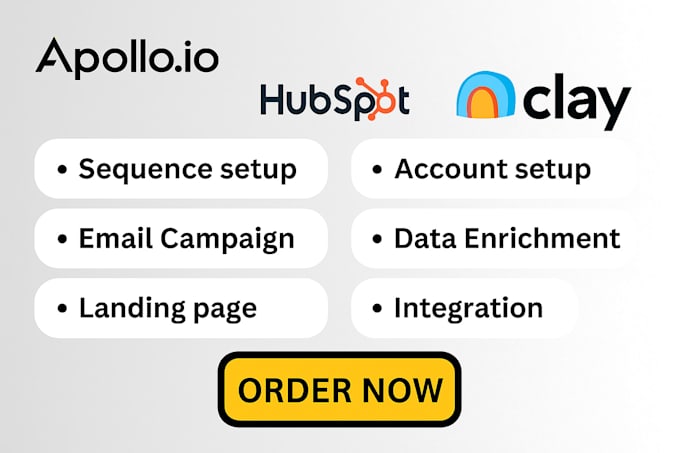 Setup apollo io sequence clay com workflow clay com data enrichment make zapier by Elegant_top ...