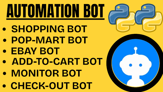 Build monitor bot, pokemon bot, scalping bot, popmart bot, target bot, shopping by Emmy_bot7 ...