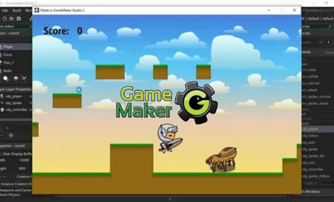 Create stunning outstanding 2d game in game maker studio 2 by Derrick_ungler | Fiverr