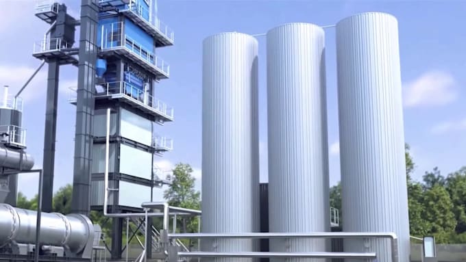 Do 3d industrial engineering video petrol chemical power plant ...