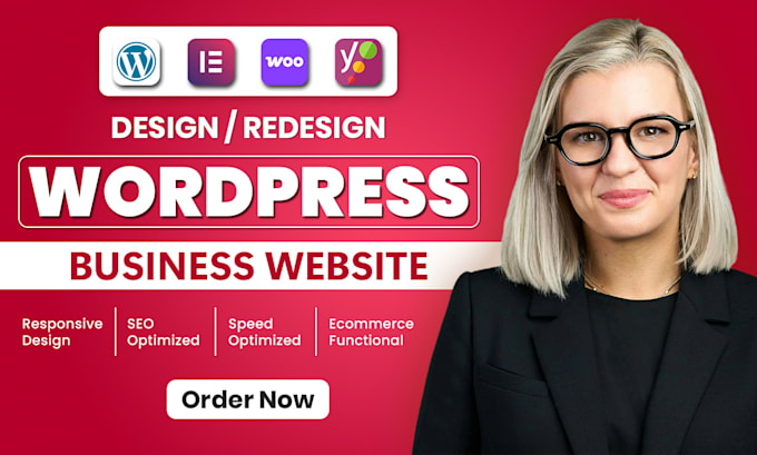 Do business website development, design, redesign wordpress website by ...