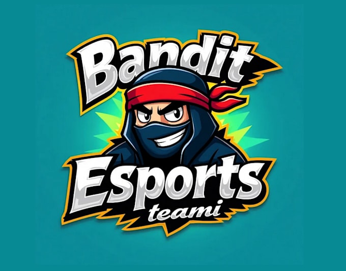 Create a unique bandit mascot logo with a free vector file by Ann ...