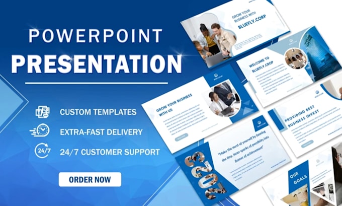 Create modern powerpoint presentation, pitch deck in google slides or ppt by Hannahmorgan3 | Fiverr