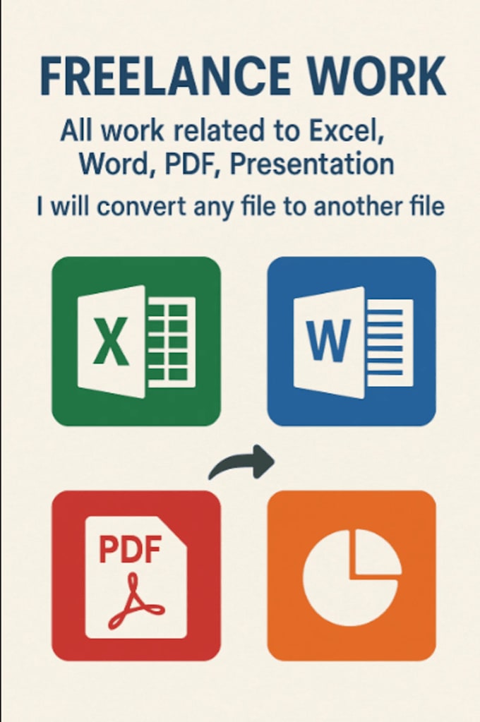 Convert files and do excel word pdf powerpoint tasks by Subodhreddy954 | Fiverr