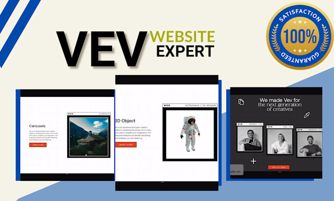 Create stunning, responsive vev website ui ux design by Estheriepro | Fiverr