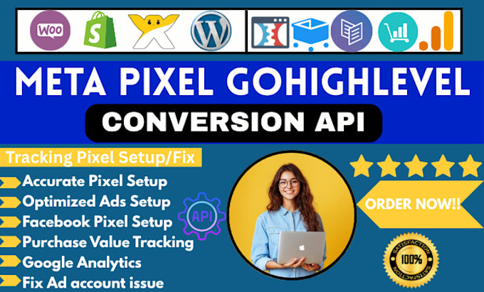 Setup meta ads tracking pixels into gohighlevel sales funnel, ads ...