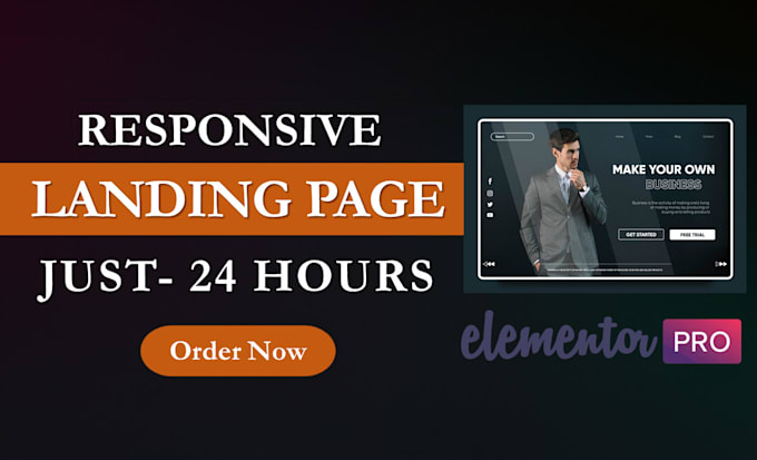 Design a high converting wordpress landing page using elementor by Web_dynamos | Fiverr
