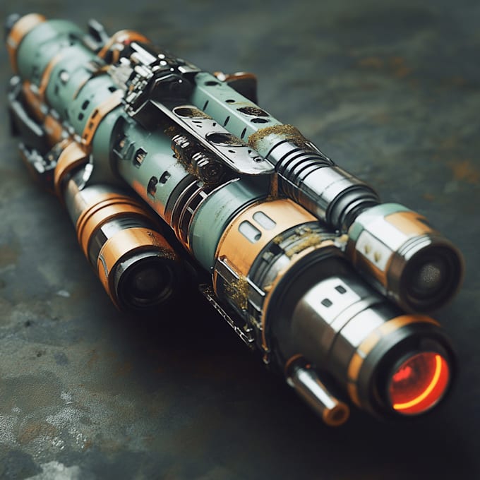 Draw high quality weapon concept art for gaming and more by Avarieellis ...