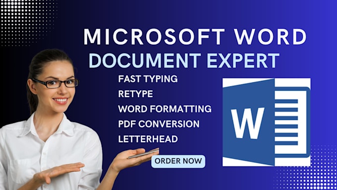 Do fast typing, retype document word formatting pdf conversion ...