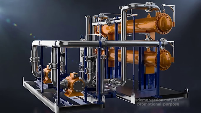 Create 3d manufacturing animation, industrial animation, 3d technical ...