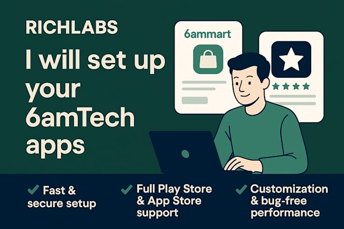 Setup and customize all 6amtech scripts 6ammart, 6valley, efood, demandium by Richlabs | Fiverr