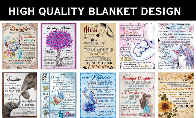 Design eye catching fleece, quilt, and hooded blankets with custom ...