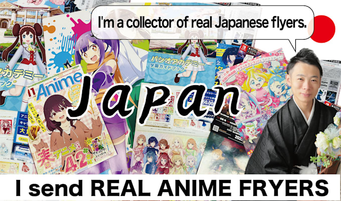 Send you japanese anime flyers by Lisail | Fiverr