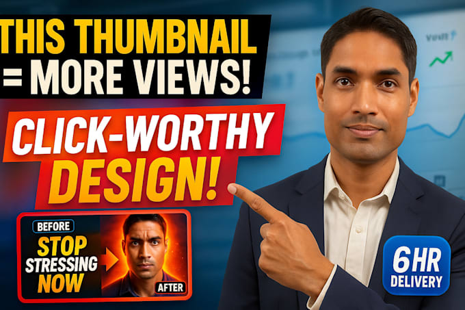 Create eye catching ai youtube thumbnails in 6 hours by Shah_adam_89 ...
