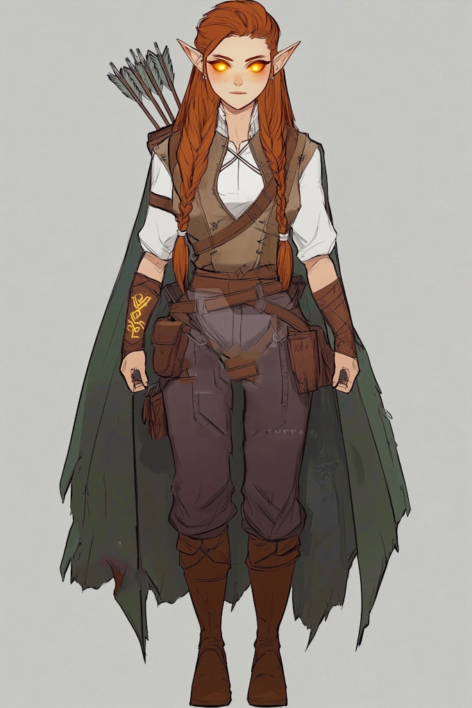 Draw awesome realistic fantasy character illustration by Timociacu09 ...
