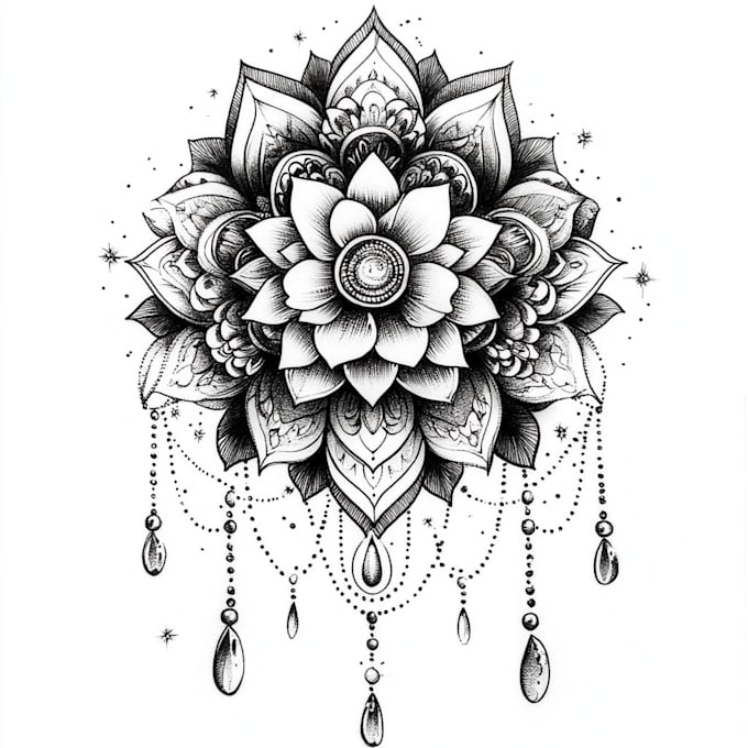 Draw unique traditional, mandala, polynesian tattoo design for you by ...