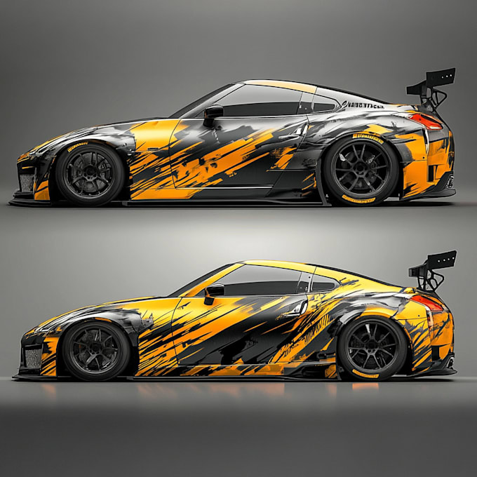 Draw car wrap design,vehicle decals or sticker wraps design by ...