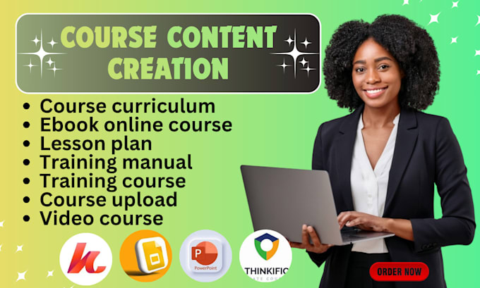 Online course content ebook course outline curriculum script by ...