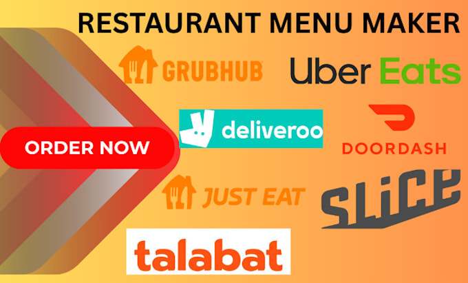 Make online restaurant menus on ubereats, doordash, grubhub, delivero, uber eats by Dame_pres ...