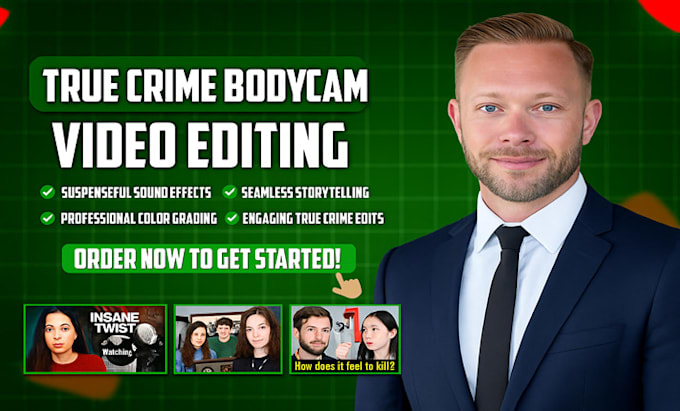 Edit documentary true crime story, true crime video, bodycam by ...