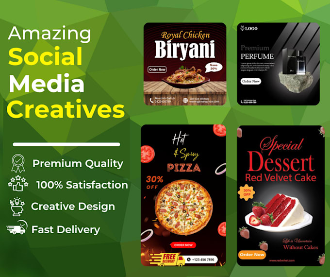 Create stunning social media posts, and business flyer, ad designs, by Priyankadesizns | Fiverr